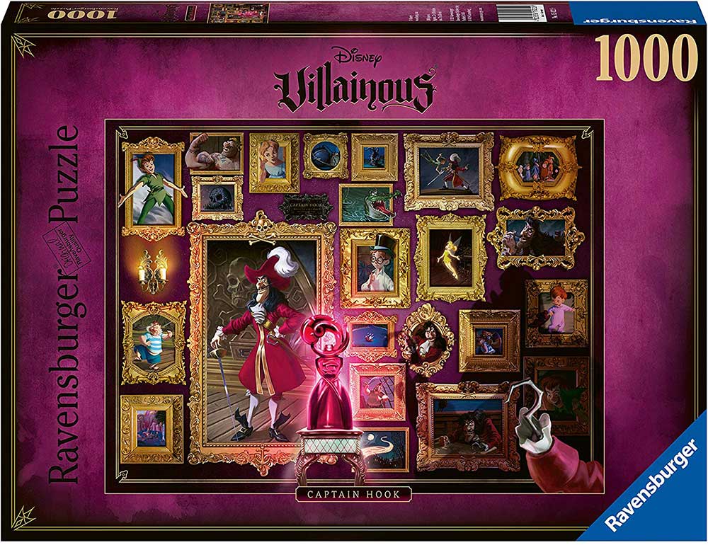 Puzzle 1000 delova Kapetan Kuka - Disney Villainous Ravensburger 15022