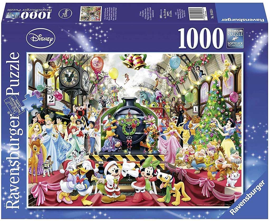 Puzzle Slagalica 1000 delova Diznijev Božićni Voz Ravensburger