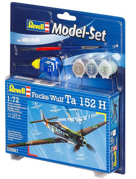 Revell maketa aviona sa priborom Model Set Focke Wulf Ta 152 H RV63981/5006