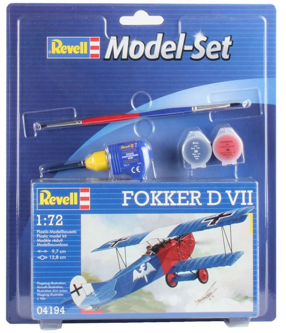 Revell maketa aviona sa priborom Model Set Fokker D VI RV64194/5006