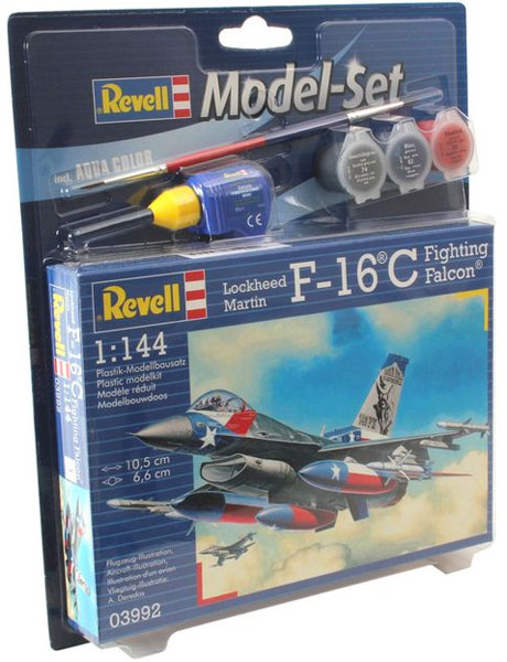 Revell maketa aviona sa priborom Model Set F-16C USAF RV63992/5006