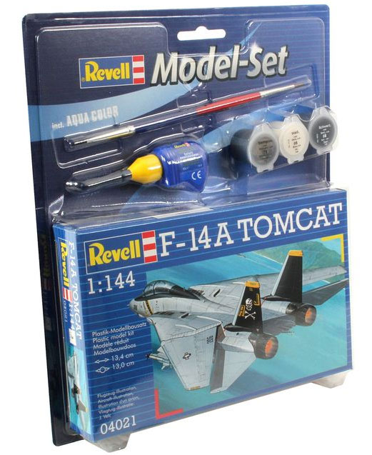 Revell maketa aviona sa priborom Model Set F-14A Tomcat RV64021/5006