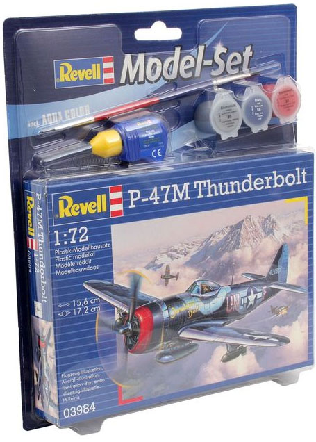 Revell maketa aviona sa priborom Model Set P-47M Thunderbolt RV63984/5006