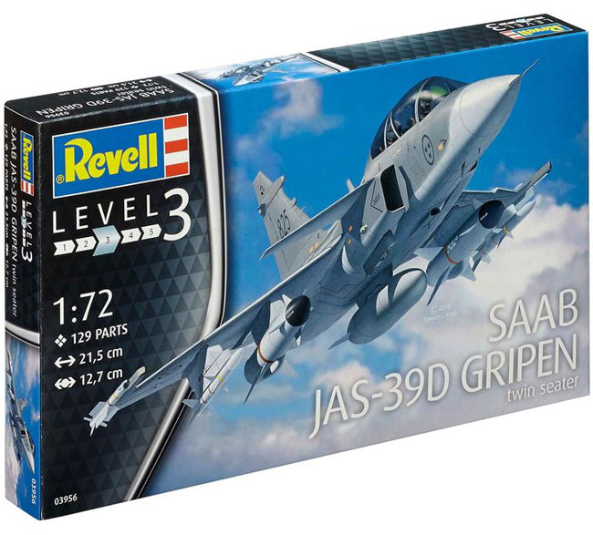 Revell maketa Borbeni avion Saab JAS-39D Gripen RV03956/130