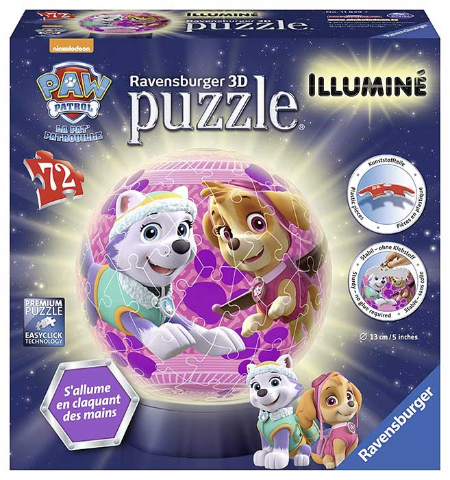 Lampa od puzli Patrolne šape - Ravensburger 11839