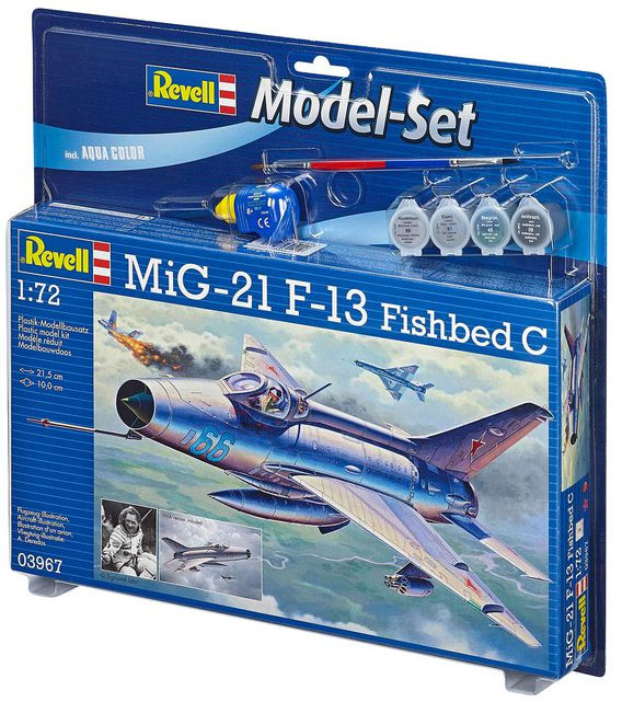 Revell maketa aviona sa priborom Model Set MiG-21 F-13 Fishbed C RV63967/5008