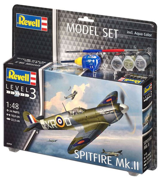 Revell maketa aviona sa priborom Model Set Spitfire Mk.II RV63959/5008