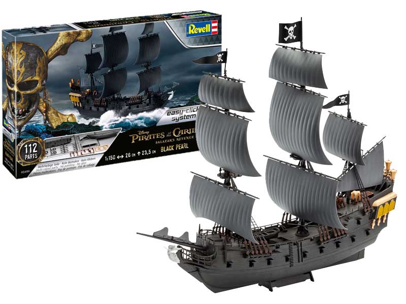 Revell Pirati sa Kariba Maketa piratskog broda Crni Biser 1:150 05499