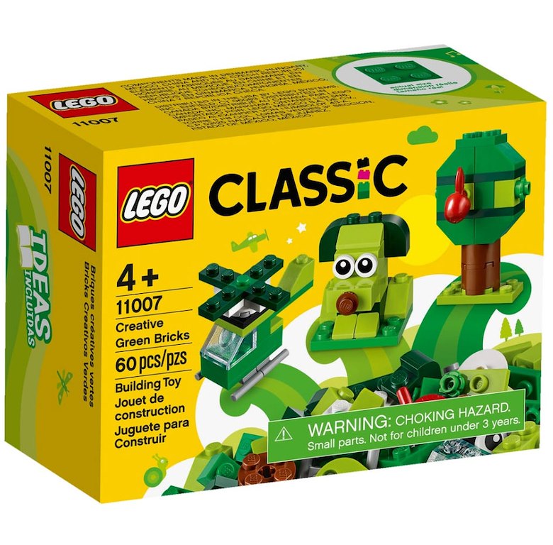 LEGO® Classic Kocke Kreativne zelene kockice 11007