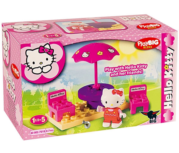 PlayBIG Kocke Hello Kitty Mini Set Suncobran i Stočić 6030937