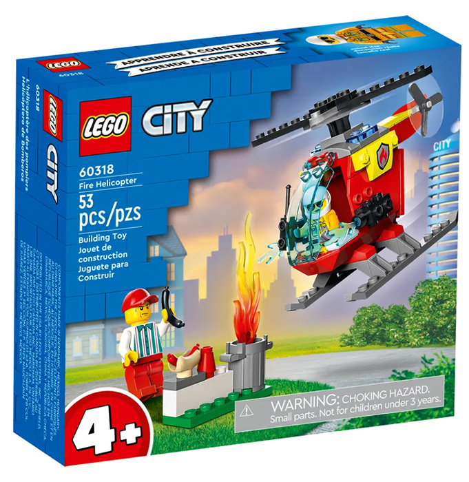 LEGO® City Kocke Vatrogasni helikopter 60318