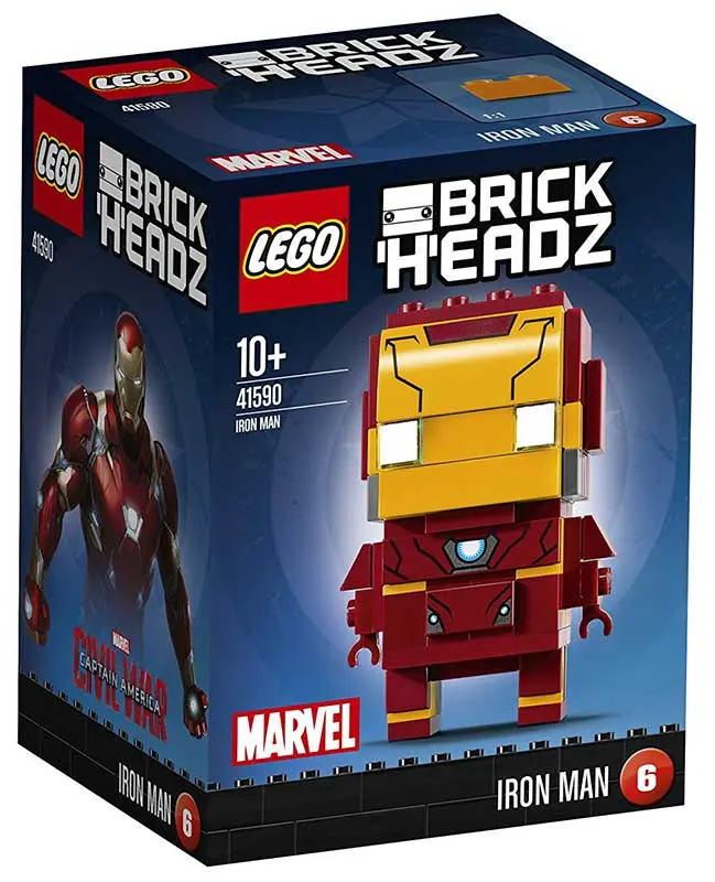 LEGO® kocke BrickHeadz - Kockoglavci - Iron Man 41590