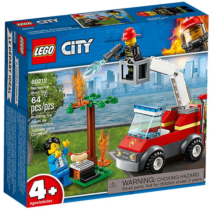 LEGO® City Kocke Vatrogasac gasi zapaljeni roštilj 60212