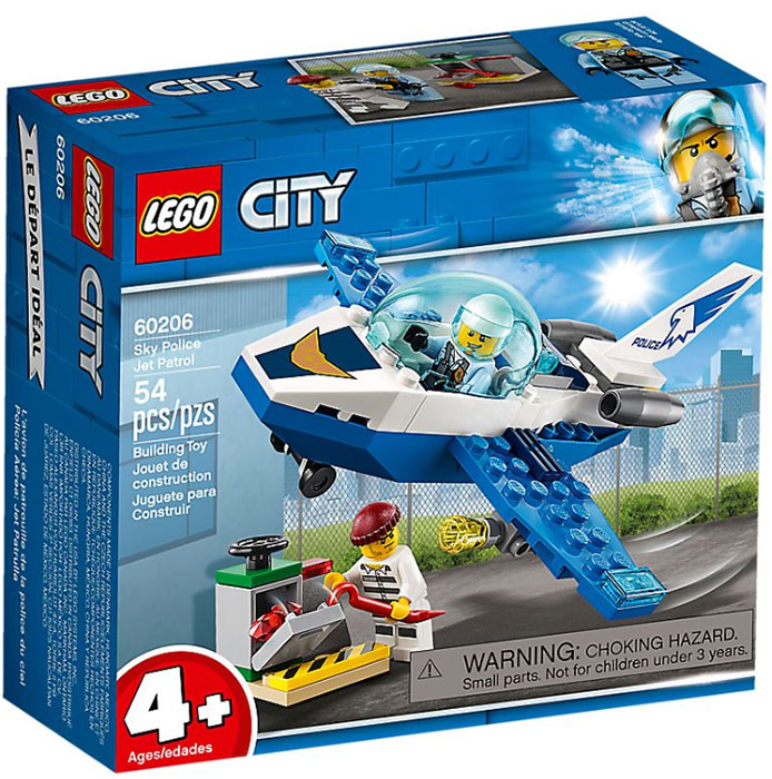 LEGO® City Kocke Policija - Policijski patrolni avion 60206