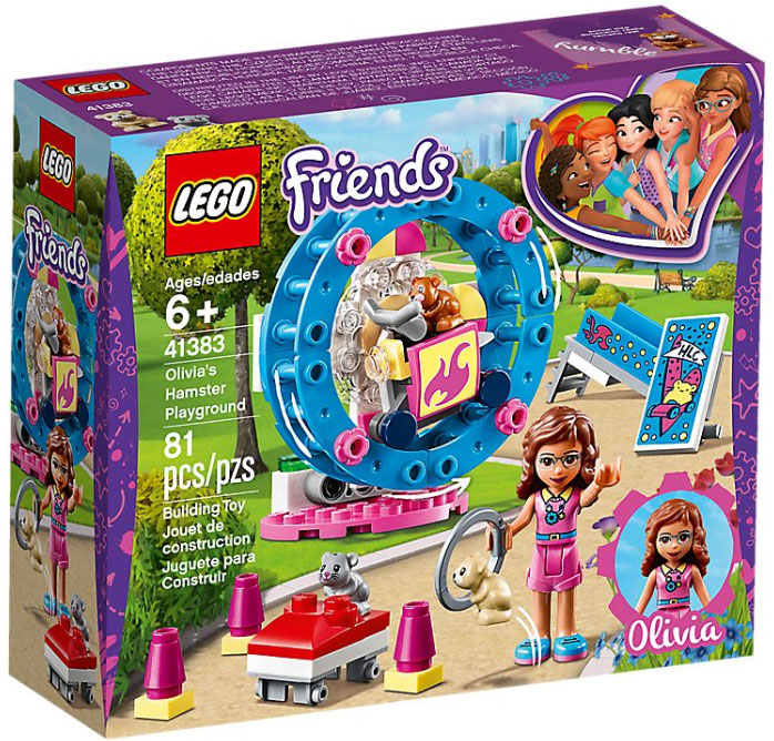 LEGO® FRIENDS Kocke - Olivija - Igralište za hrčka 41383
