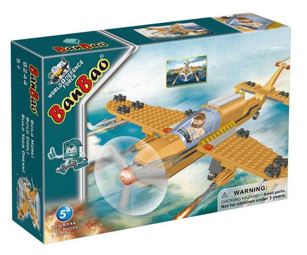 BanBao Kocke Vojni Avion 8244