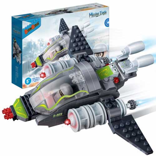 BanBao Mission Eagle kocke Borbeni avion 6213