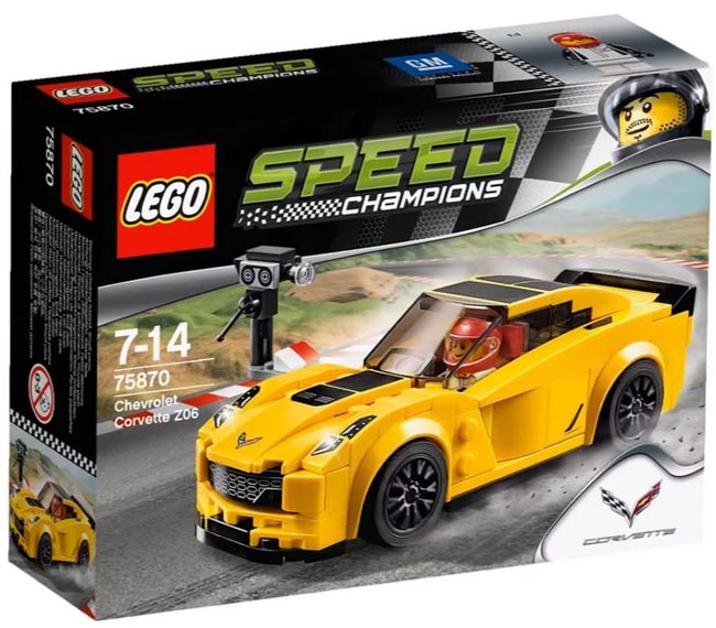 LEGO® Speed Champions Kocke Automobil Chevrolet Corvette Z06 LE75870