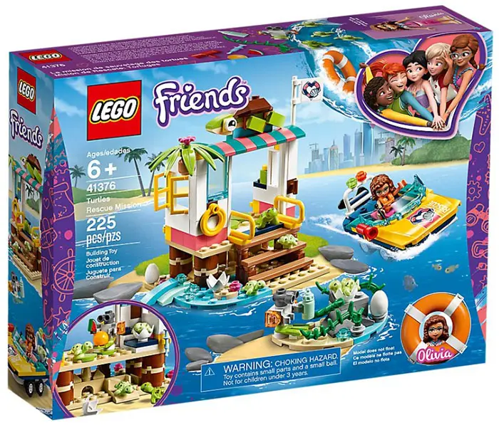 LEGO® FRIENDS Kocke - Olivija - Spasavanje kornjača 41376