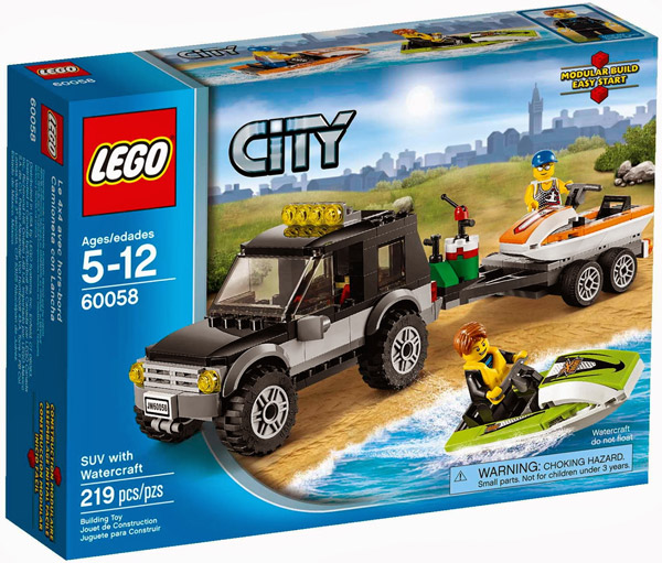 LEGO® City kocke Džip sa prikolicom za skutere LE60058