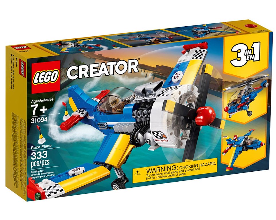 LEGO® Creator Kocke 3u1 Trkački avion 31094