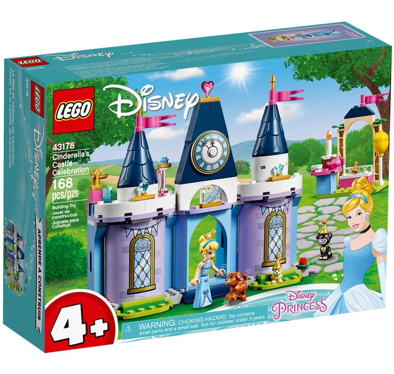 LEGO® Disney Kocke - Pepeljuga na proslavi u dvorcu 43178