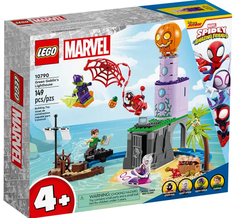 LEGO® Kocke Marvel Spajdermenov tim u svetioniku Zelenog Goblina 10790