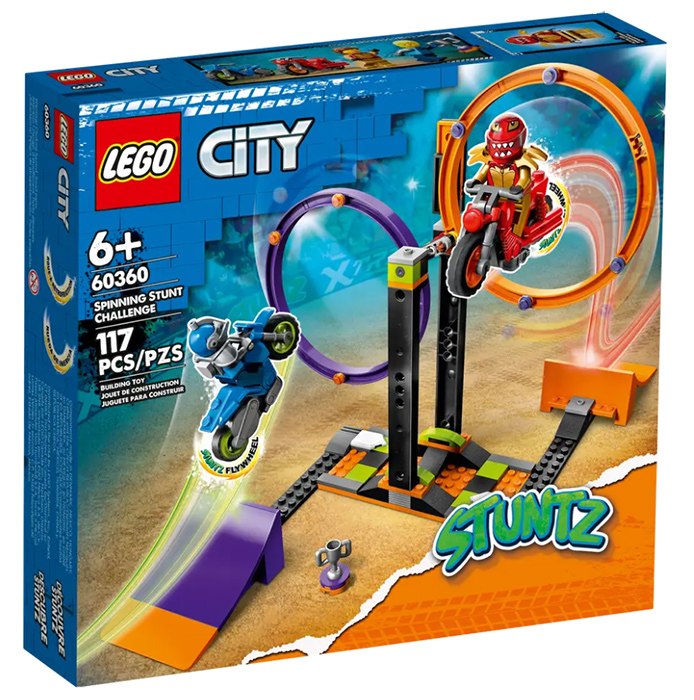 LEGO® City Kocke Stuntz Akrobatski izazov sa okretnim obručima 60360