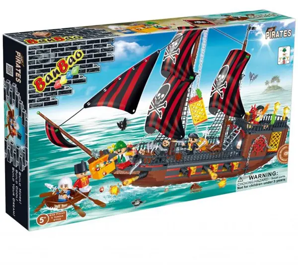 BanBao kocke Nesavladivi Piratski Brod 8702