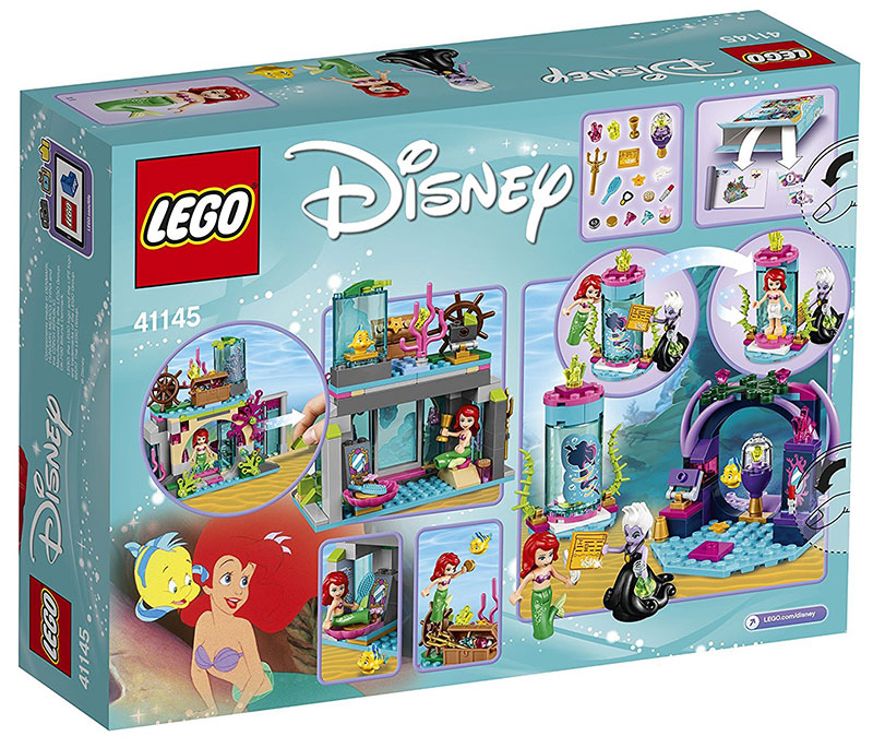 LEGO Disney kocke Disney Princess - The Little Mermaid - Ariel and the Magical Spell – Mala sirena - Arijel i magične čini 222 dela 41145