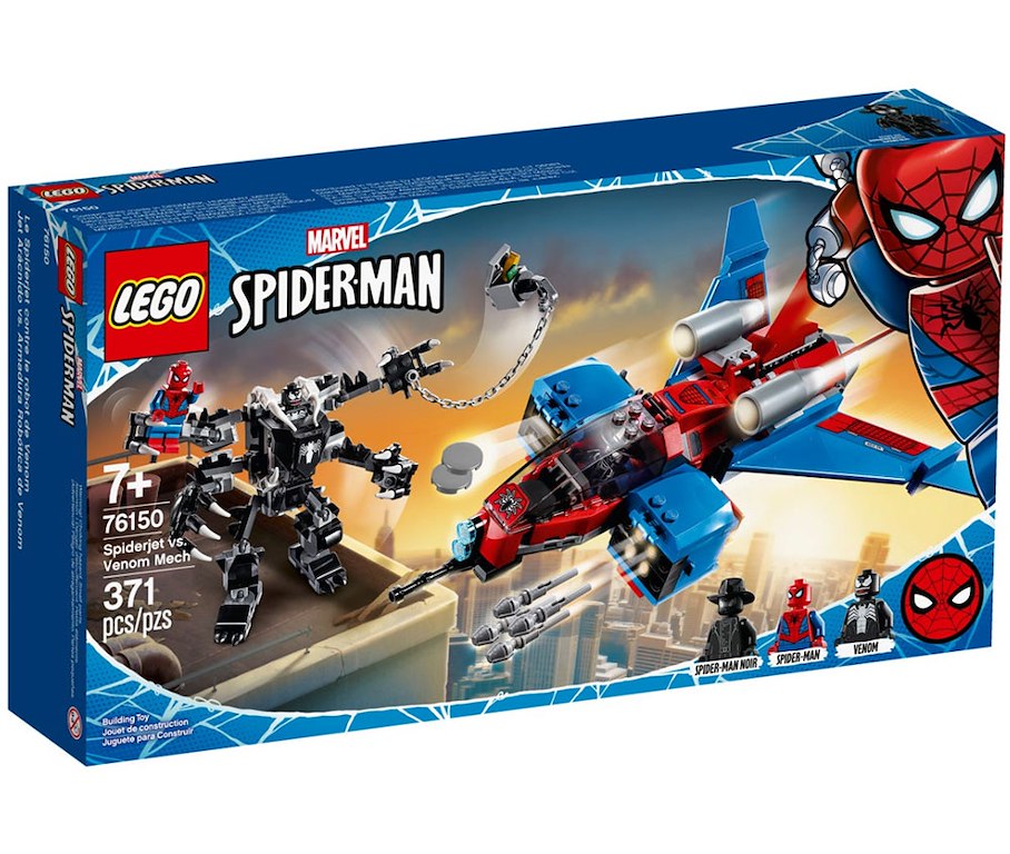 LEGO® Kocke Spajdermen - Spiderjet vs. Venom Mech 76150