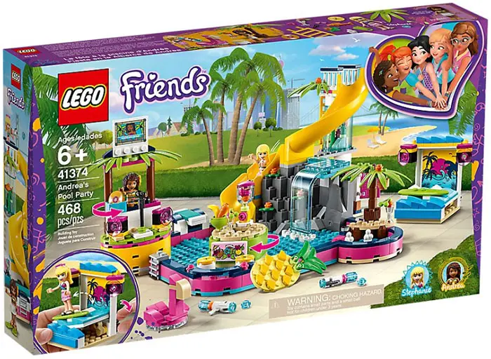 LEGO® FRIENDS Kocke - Andrea - Žurka na bazenu 41374