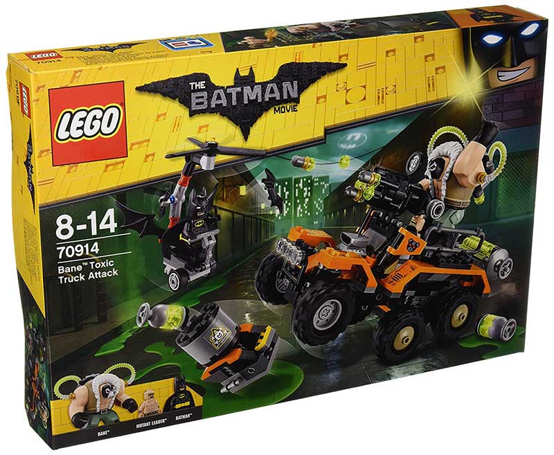 LEGO Batman Movie kocke Bane Toxic Truck Attack – Bejnov napad toksičnim otrovom 366 delova 70914