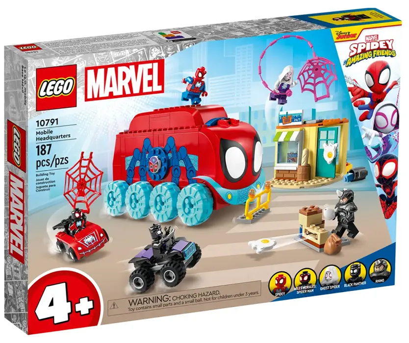 LEGO® Kocke Marvel Spajdermen - Mobilni štab tima Spajdi 10791