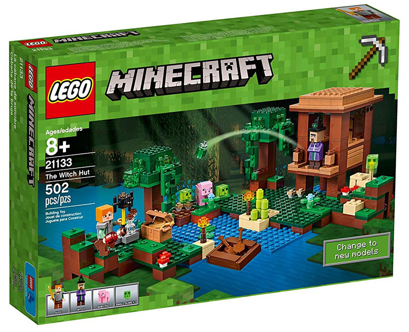 LEGO® Minecraft kocke The Witch Hut - Vešticina kuća 502 dela 21133