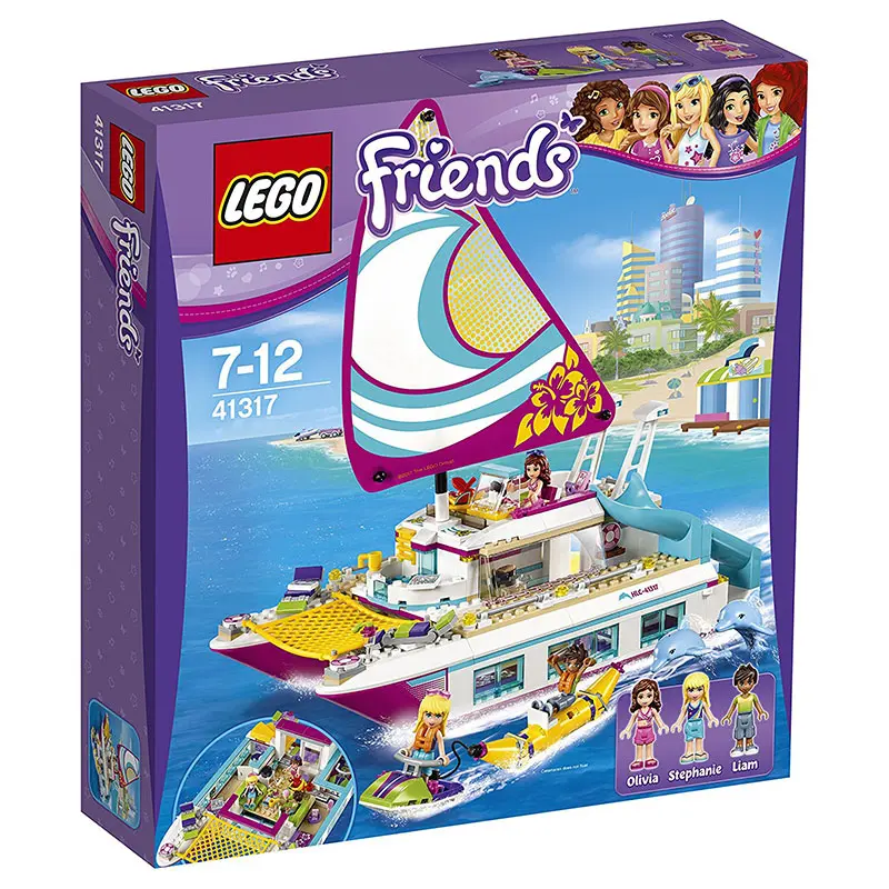 LEGO® FRIENDS kocke Sunshine Catamaran – Sunčani katamaran 603 dela 41317