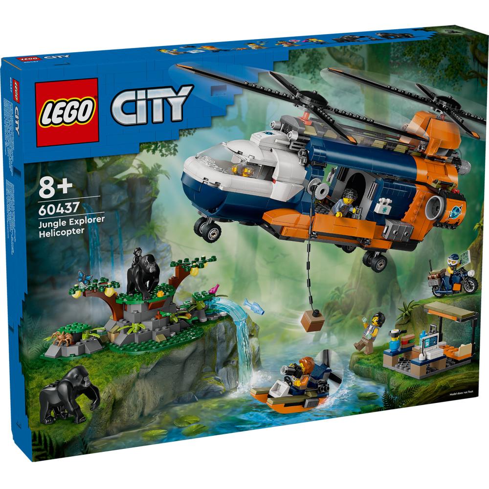 LEGO 60437 Helikopter – Istraživač Džungle U Kampu Baze