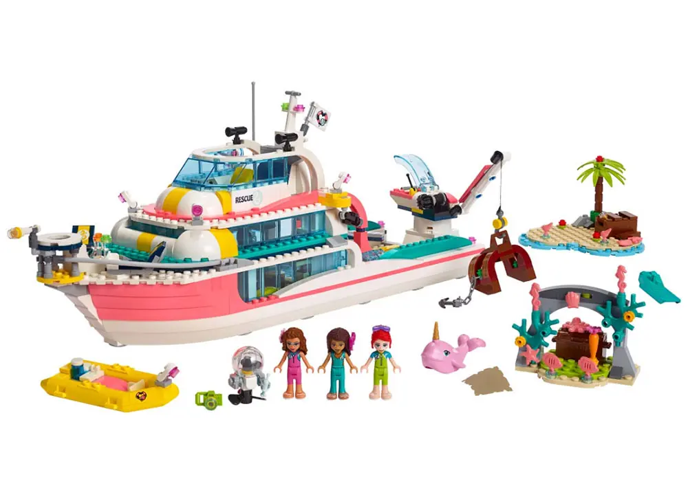 LEGO® FRIENDS Kocke Brod za spasilačke misije 41381