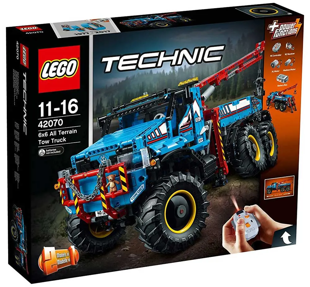 LEGO® Technic - Model 2 in 1 - 6x6 All Terrain Tow Truck - Research Explorer Vehicle - Svestrani šlep kamion - Terensko istraživačko vozilo 1862 delova 42070