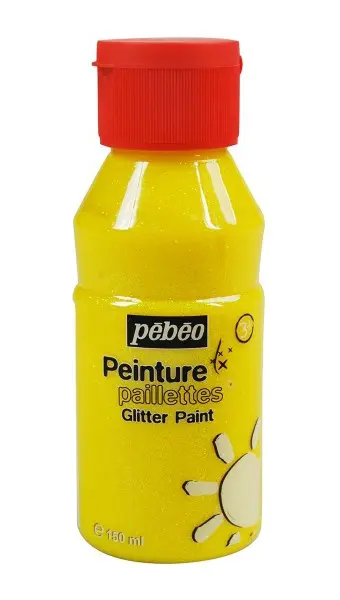 PEBEO Svetlucavi gel za decu ŽUTA 150ml 668181