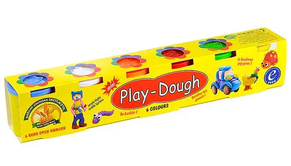 Play Doh Plastelin Mini Set 6 Boja 36950