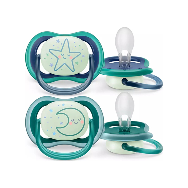 Avent Varalica za bebe STHR Ultra Air Noćna 6-18m Star/Moon 2kom SCF376/13