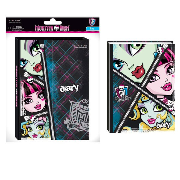 Dnevnik za devojčice sa ključićem Monster High 200x145 15DNE909MH