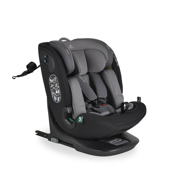 Cangaroo Autosedište za decu 40-150cm GTS Isofix Grey CAN3213