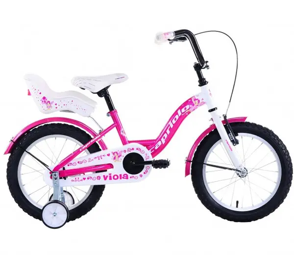 Bicikl BMX 16HT VIOLA belo-pink 904108-16