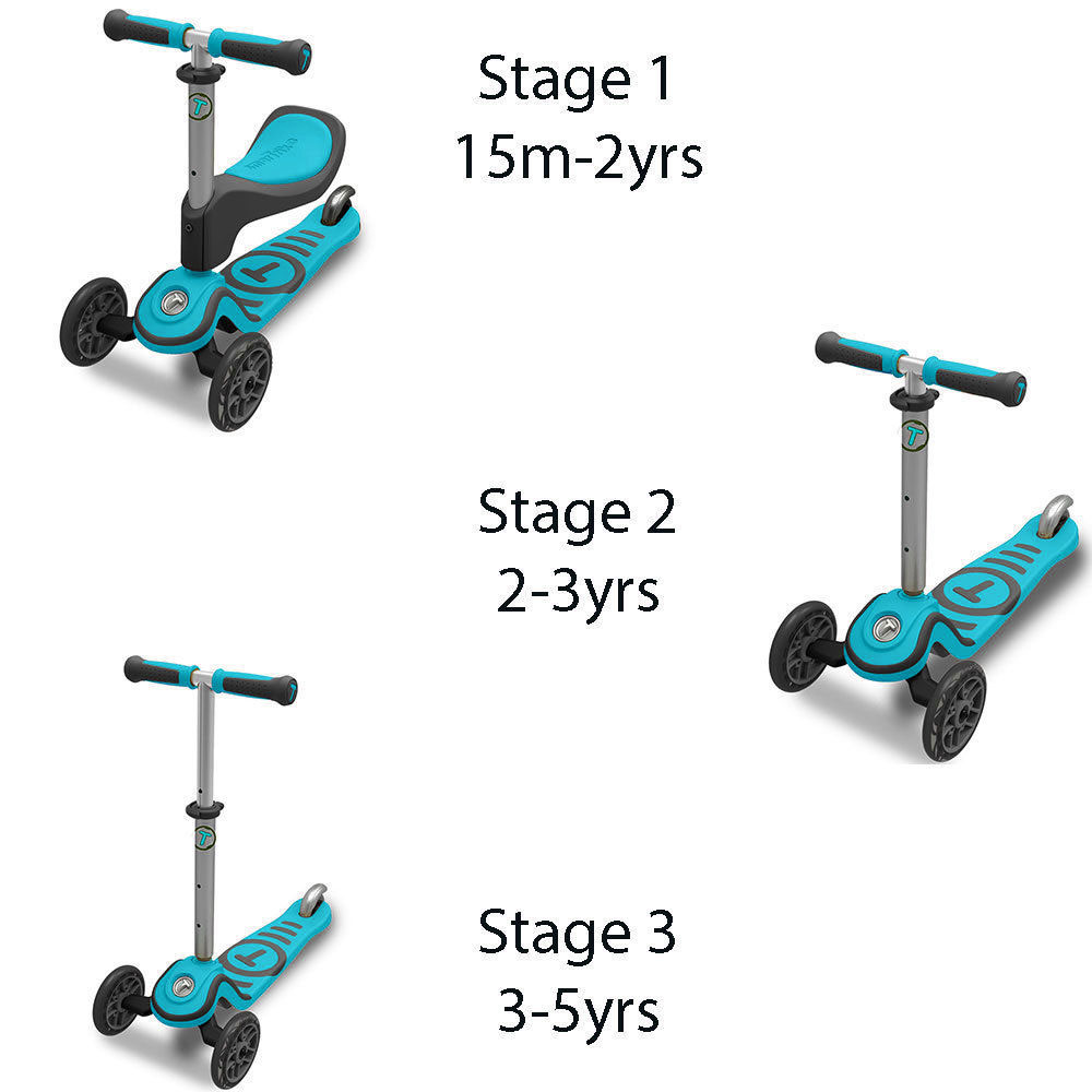 Smart Trike Trotinet 3u1 T Scooter T1 Blue 2020100