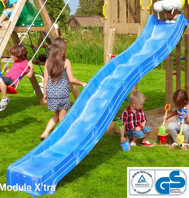 Tobogan Spust 300 cm Jungle Gym sa TUV Sertifikatom - Blue