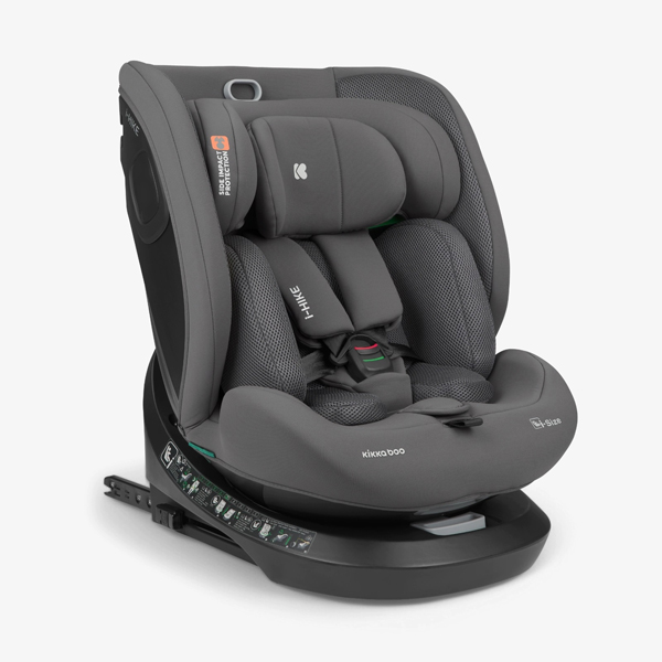 Kikka Boo Autosedište za decu 40-150 cm I-Hike premium I-SIZE ISOFIX Dark Grey KKB00078
