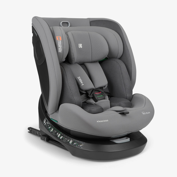 Kikka Boo Autosedište za decu 40-150 cm I-Hike premium I-SIZE ISOFIX Light Grey KKB00079