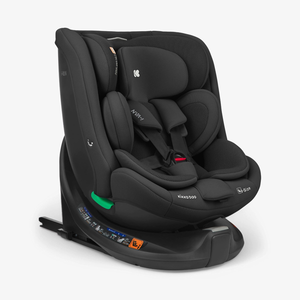 Kikka Boo Autosedište za decu 40-150 cm I-Van I-SIZE ISOFIX Black KKB00081